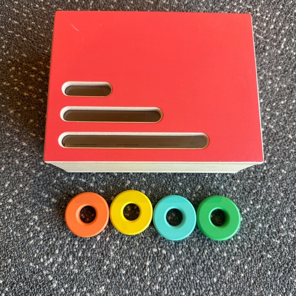 LOVEVERY | Toys | Lovevery Count Slide Ring Chute Wooden Toy | Poshmark
